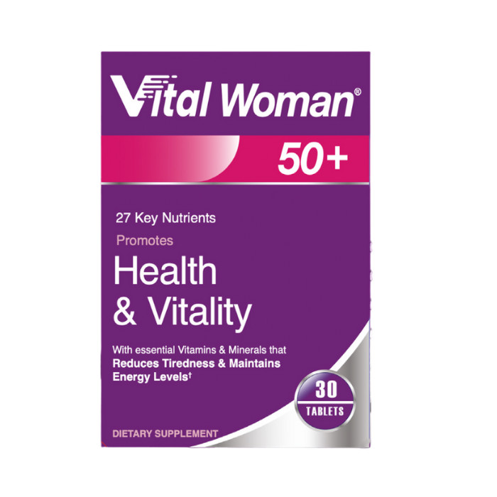 Vital Health Woman 50+ Multivitamin Tab 30s - Vital Healthcare